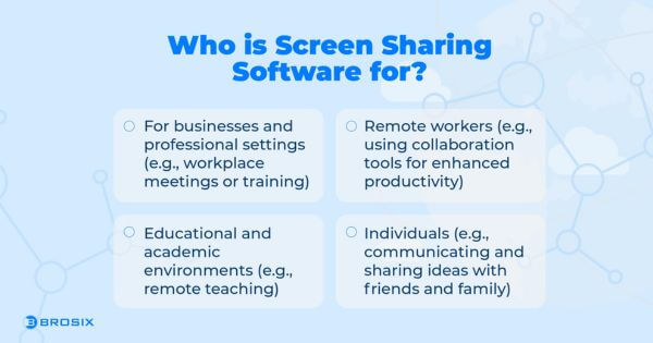 What Is Screen Sharing: Definition, Advantages, Use Cases - Brosix