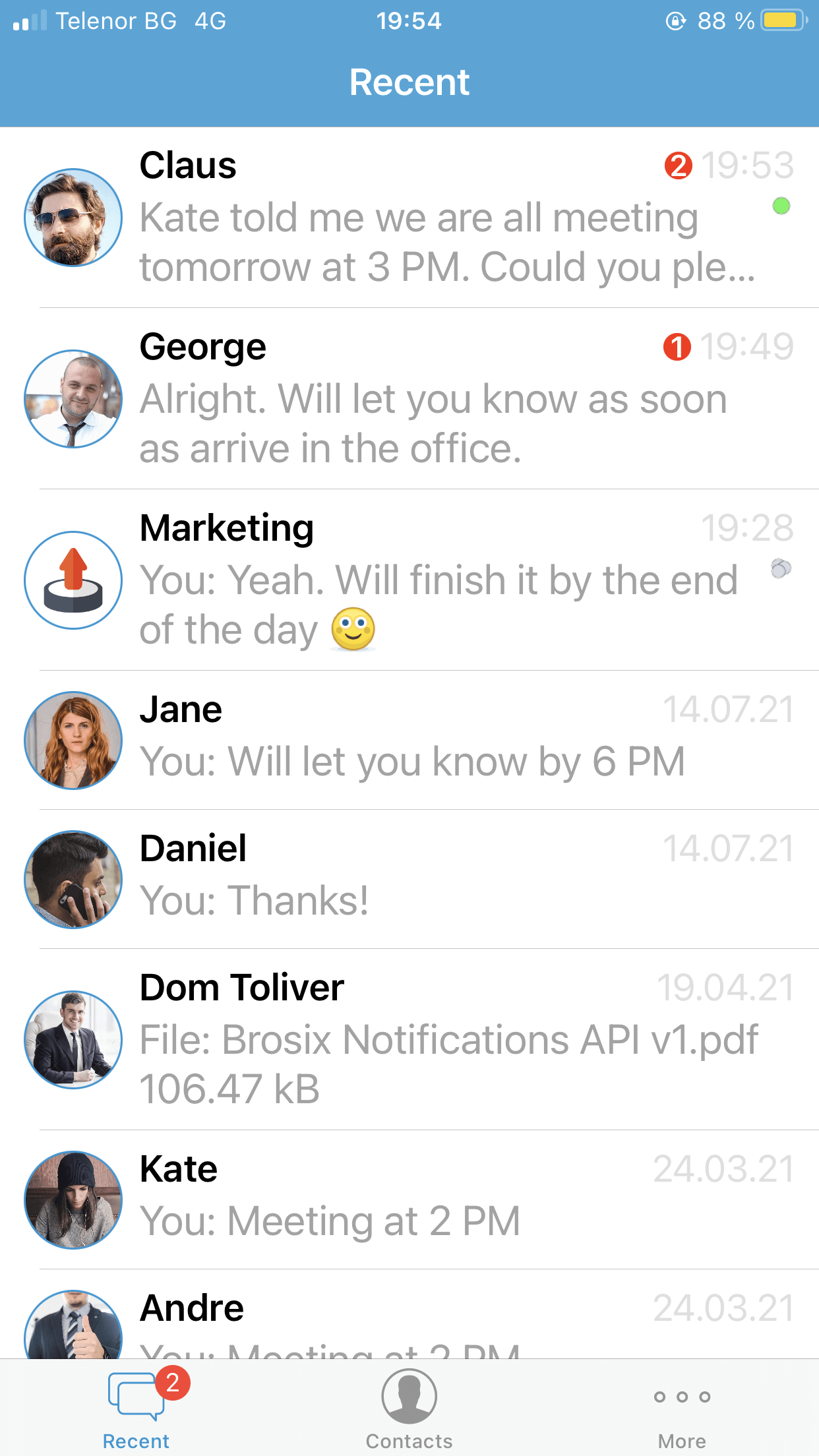 Encrypted Messaging App Features For IOS And Android - Brosix