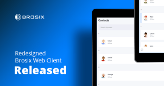 Redesigned Brosix Web Client Released - BROSIX