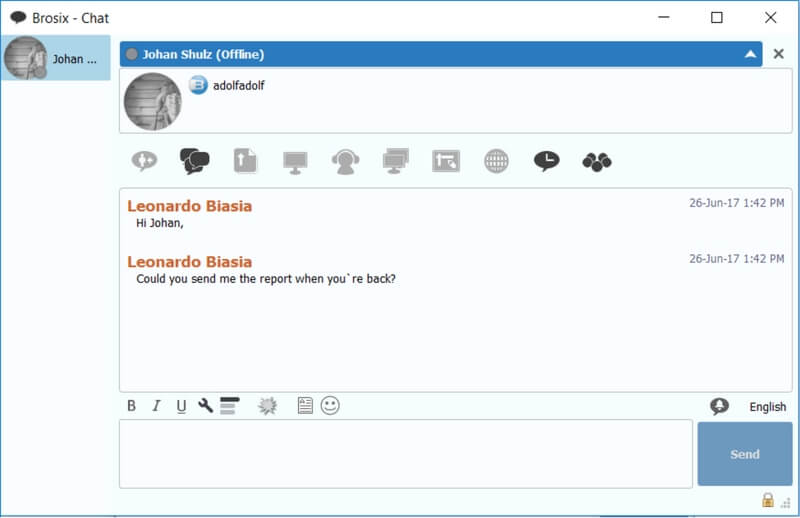 Offline Text Messaging Feature - Brosix